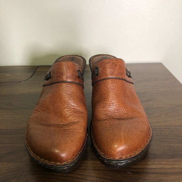 Born | Shoes | Born Clog Slip On Mules Clogs Wedge Heels Size 8 | Poshmark